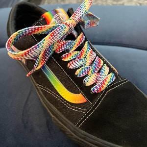 Round Striped Shoelaces - Etsy