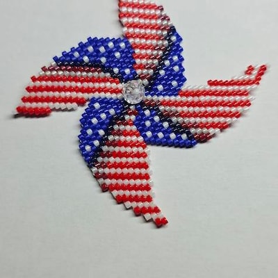 Rainbow Arrows Peyote Pattern Odd Count Bracelet Pattern Seed Bead ...
