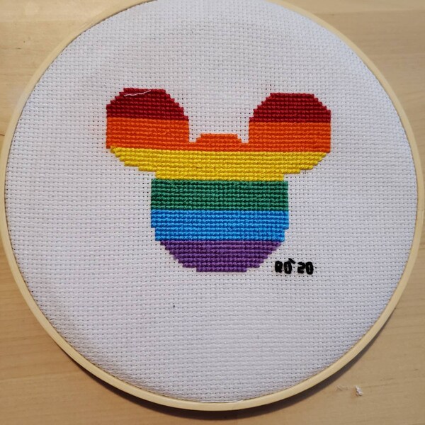 Groovy Flower Cross Stitch Pattern PDF, Smiley Flower Cross Stitch ...