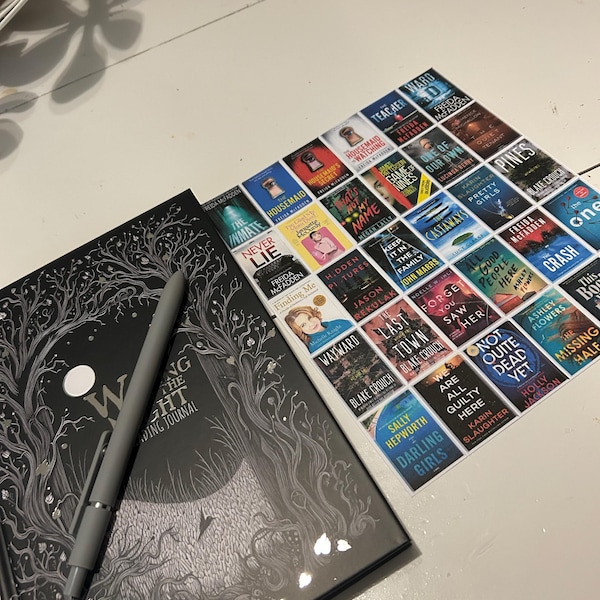 Custom Book Cover Stickers | Perfect for Reading Log and Journal ...