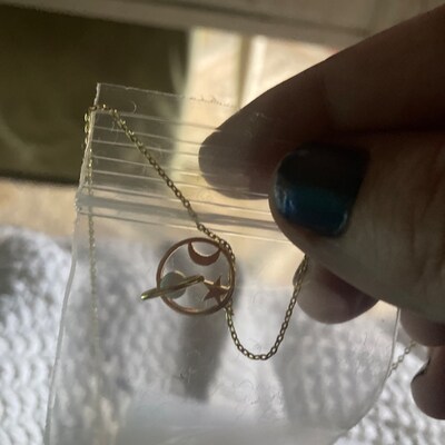 Sun Moon Stars Necklace-solar Eclipse Necklace-celestial - Etsy