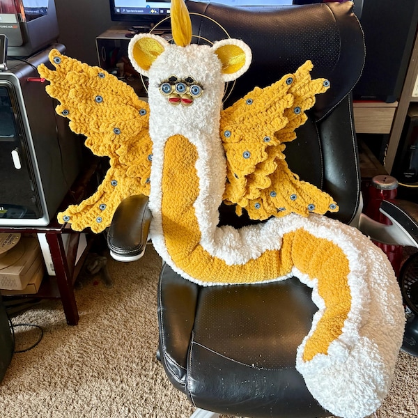 Crochet Cursed Worm/ Long Furby Crochet Pattern - Etsy