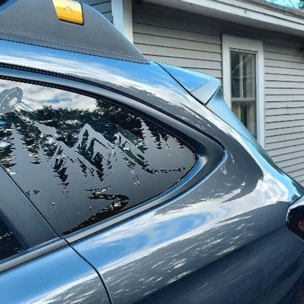 Quarter Window, FIT Only Sequoia 18-23 , Window Decal Overlay, Rear ...