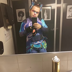 Neon Costume Set, UV Light Outfit, Rave Costume Set Woman, Performance ...