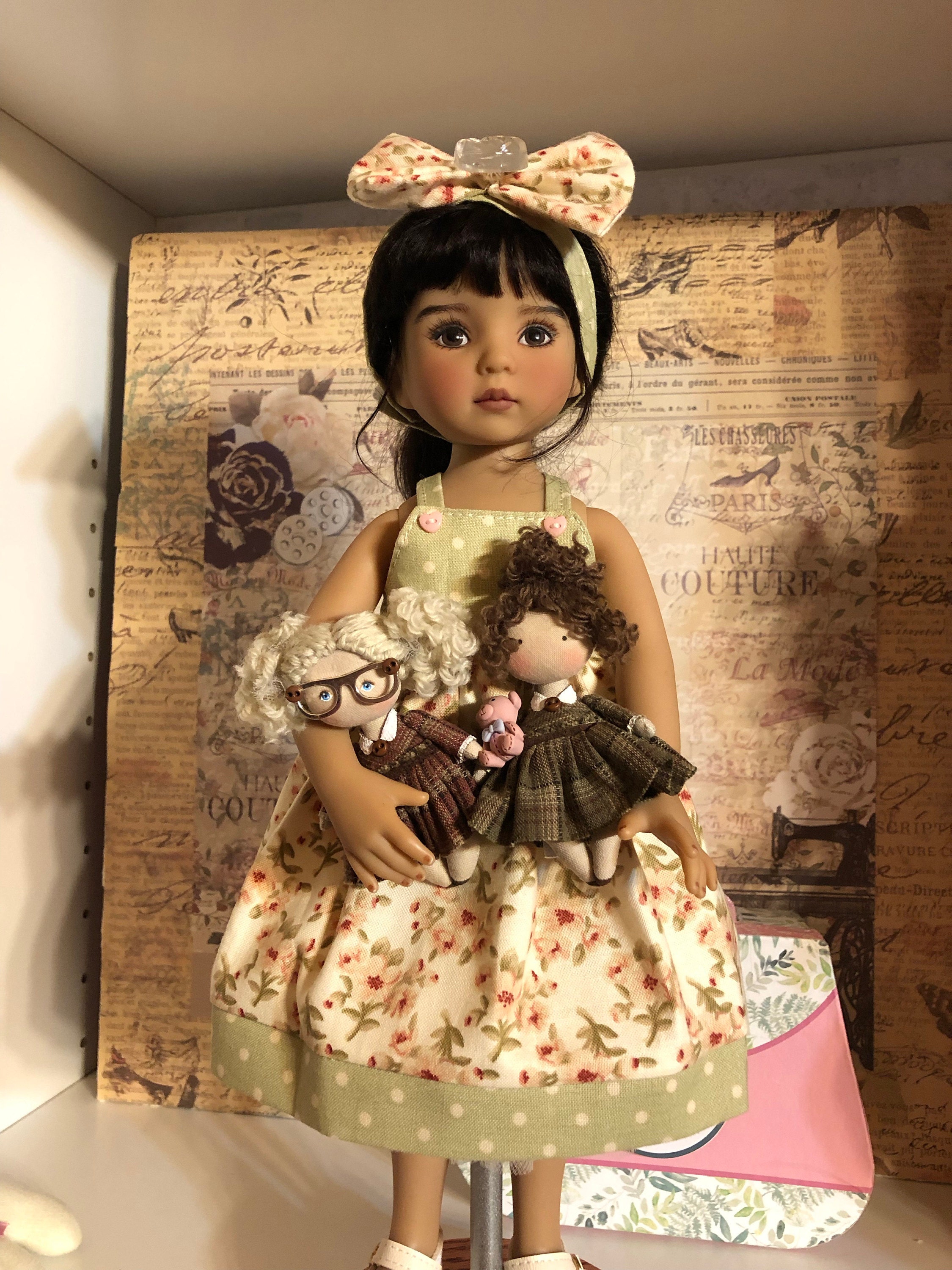 Unique Miniature Custom Rag Doll Calm Anxiety Comfort Gift | Etsy