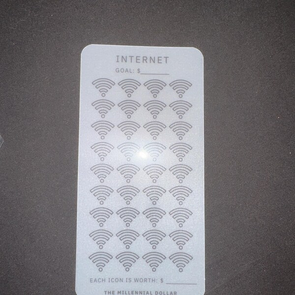 Internet Savings Tracker | Individual Reusable Savings Placeholder ...