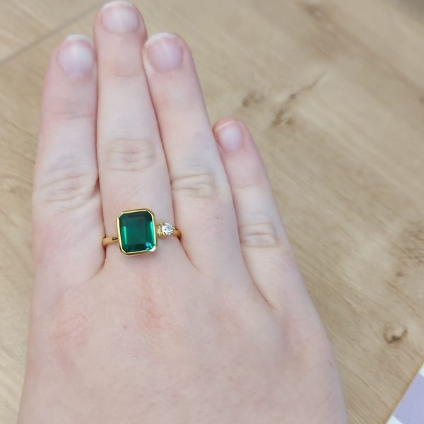 Unique Garnet Ring for Men/ 925 Sterling Silver/ AAA Quality Garnet ...