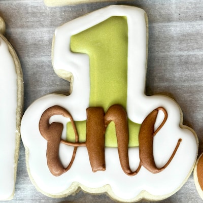 Numbers With Script Words Bubbly Version, Letters Cookie Cutters, Pick ...