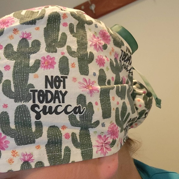 Rad Tech Scrub Hat Radiology X-ray Scrub Cap Satin Lined Option Euro ...