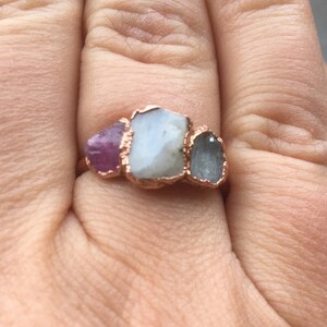 Birthstone Stacking Ring Custom Stacking Ring Push Present | Etsy