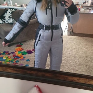 White Ski Suit for Women Snowsuit One Piece Ski Suit Warm Snow | Etsy