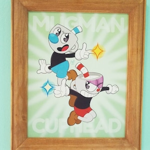 Cuphead Sticker Sheets Stickers Cuphead 5 Pcs - Etsy