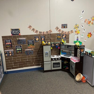 Farmer's Market Dramatic Play, Pretend Play, Classroom Dramatic Play ...