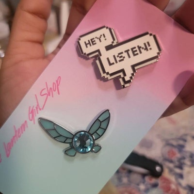 The Legend of Zelda Hey Listen Navi Pin Set - Etsy