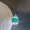 Aqua Chalcedony Ring, 925 Sterling Silver Ring, Gold Plated, Everyday ...