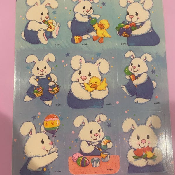 Vintage 90s Barney Baby Bop Stickers - Etsy
