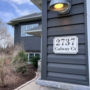 5 Stud Mounting & Elegant House Numbers Letters | Etsy