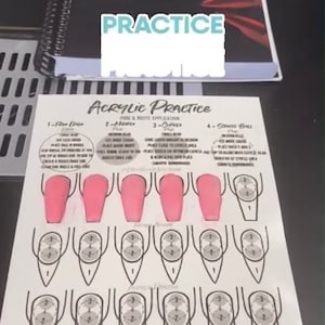 Acrylic Practice Pages - Etsy