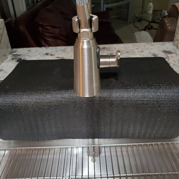 White Double SINK EDGE GUARD, Kitchen, Splash and Countertop Protector ...