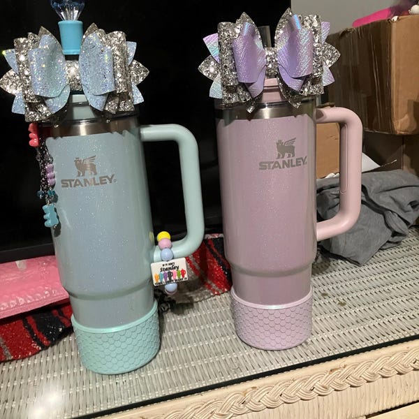 Shimmer Stanley Boot for Tumbler, Blueberry Milk Tumbler Accessories ...