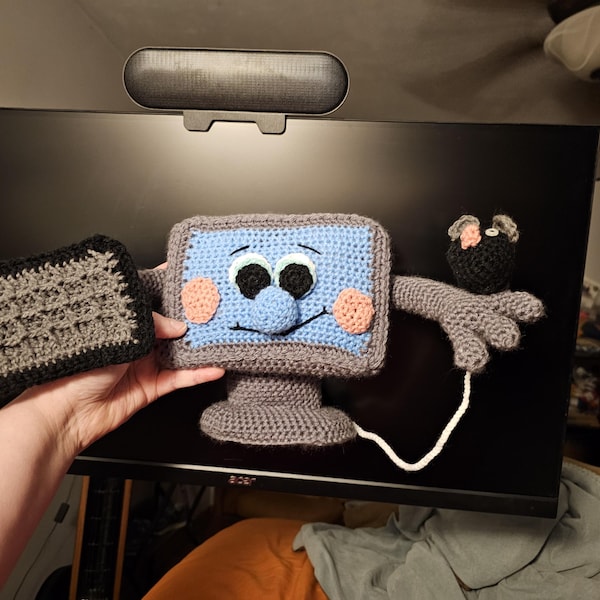 Crochet PATTERN Computer - Amigurumi Computer - Crocheted Miniature Pc ...