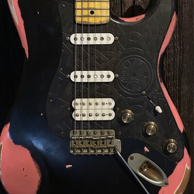 Engraved Telecaster Pickguard & Control Plate SET Unique Handmade ...