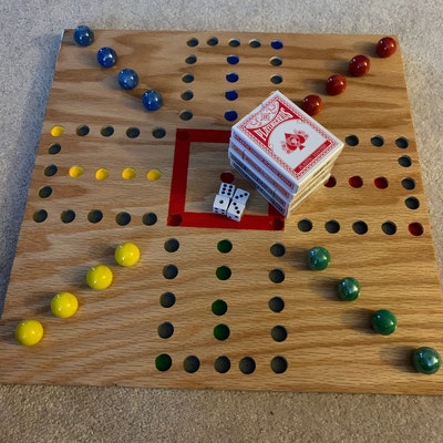 Aggravation Board Game 4 Player 18 X 18 - Etsy
