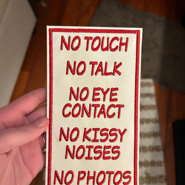 Vest Patch for Scared Dogs, Custom Patch, No Touch, Do Not Approach, No ...