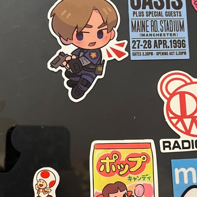 Leon Kennedy Resident Evil 3 Matte Vinyl Stickers - Etsy