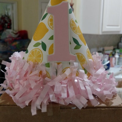 Pink Lemonade Party Hat Lemonade Stand Birthday Party, Pink Lemonade ...