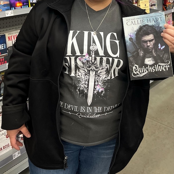 Quicksilver Book Kingfisher T-shirt Comfort Colors®, Fantasy Bookish ...