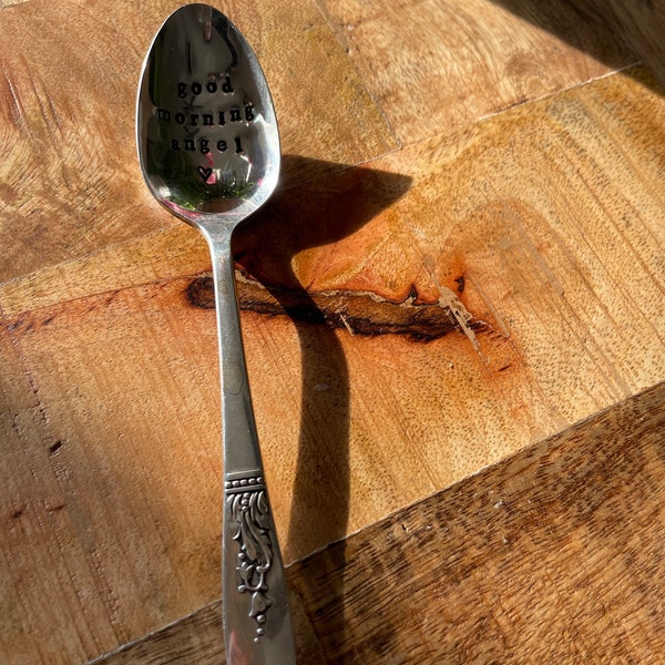 CUSTOM TEASPOON. Made to Order. the Original Hand Stamped Vintage ...