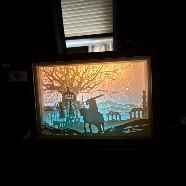 Fallout Light Box | Gaming Room Decor | Gaming Night Light - Etsy