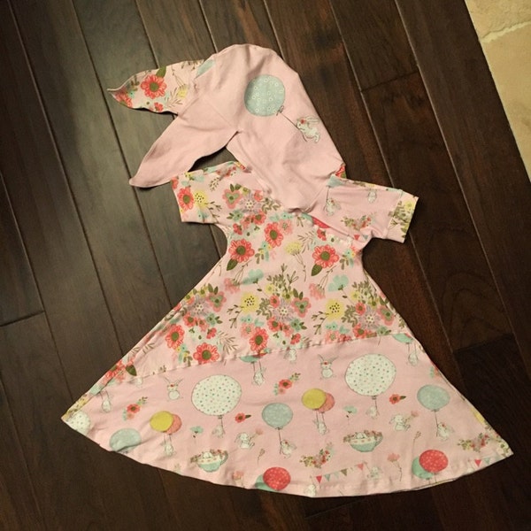 Kopic Tunic Dress PDF Sewing Pattern and Tutorial 12m-12y Tunic Dress ...