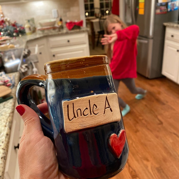 Handmade Pottery Mug Artistic Free Form Mug Beautiful Pottery Mug ...