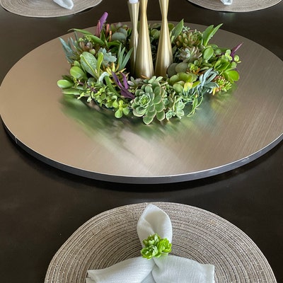 Succulent Napkin Rings, Green Floral Napkin Rings, Wedding Napkin Rings ...