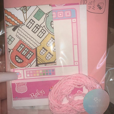 Pink Themed Penpal/ Snail Mail Kit Letter Writing Kit - Etsy