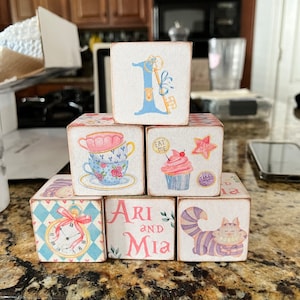 Personalized Baby Blocks MADE TO ORDER Now Avail in Two | Etsy