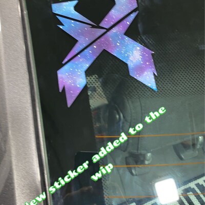X EDM DJ Car Decal-vinyl Decal Sticker - Etsy