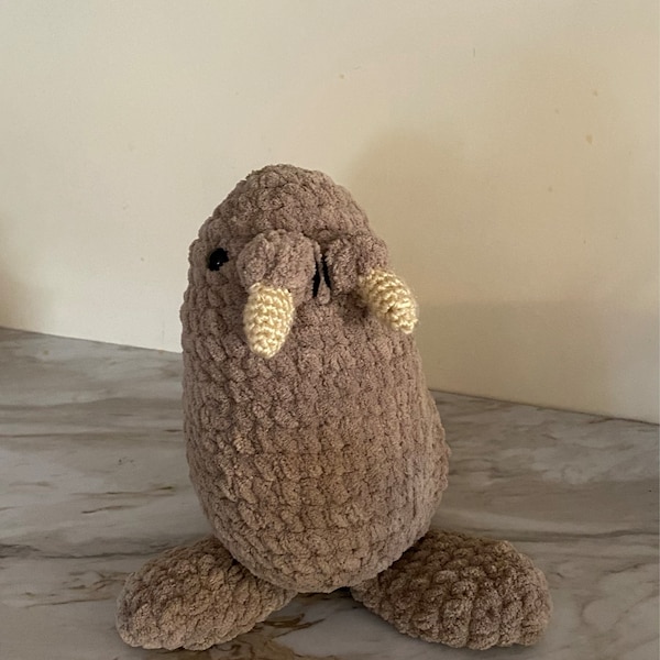 PATTERN/INSTRUCTIONS Walrus, Amigurumi Pattern, Walrus Pattern, Crochet ...
