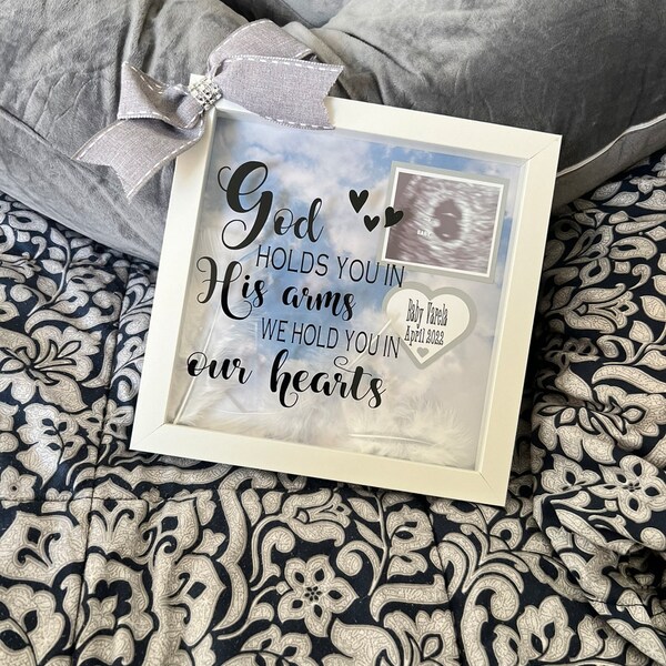 Memorial Shadow Box, Picture Shadowbox, Custom Memorial Gift, Memorial ...