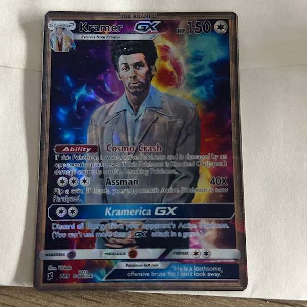 Kramer Pokemon Card - Etsy