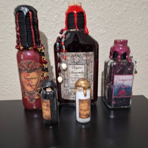 Vampire Bites | Decorative Potion Bottle | Halloween Gothic Horror ...
