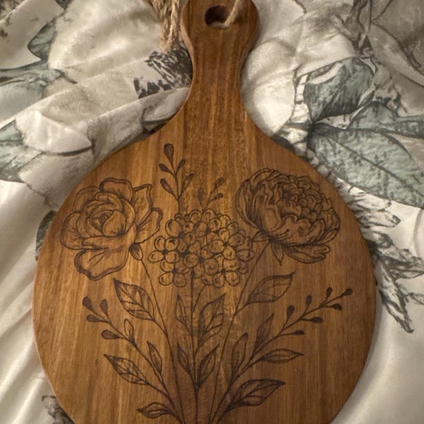 Bass Decorative Wood Tray, Wood Burned Gift - Etsy