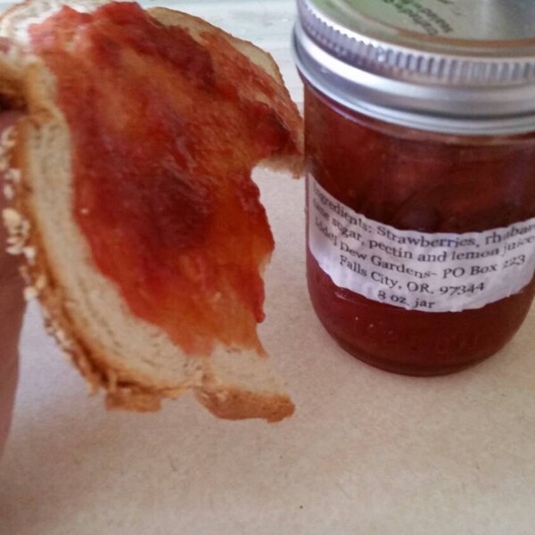 Oregon Strawberry Rhubarb Jam, Small Batch, Handcrafted, Naturally ...