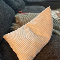 Corduroy Pyramid Pillow, 19.7x13.7 Inch, Bean Bag Shaped Book Stand, E ...