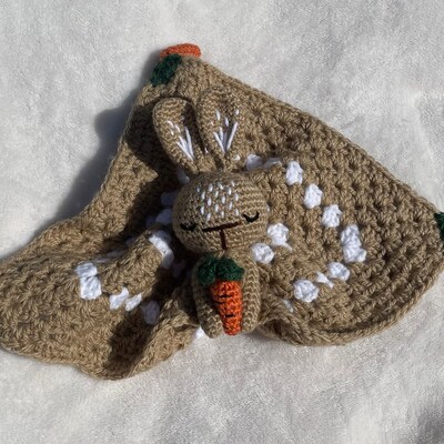 CROCHET PATTERN Rupert the Rabbit Crochet Amigurumi Bunny Lovey ...