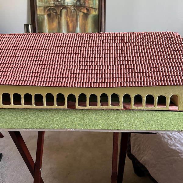Miniature Roof Tiles, Dollhouse Diorama Scale 1:24 - Etsy
