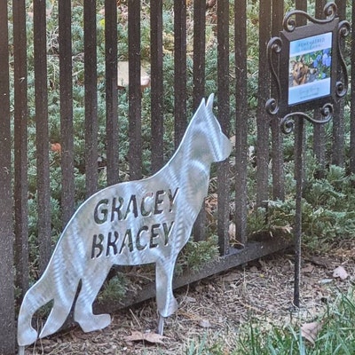 German Shepherd, Personalizable House Number or Welcome Sign, German ...