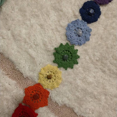 Chakra Meditation Set, Cotton Chakra Set, 7 Piece Chakra Set, Chakra ...